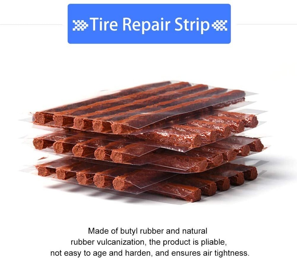 UK 38*Emergency Tyre Repair Kit Heavy Duty Car Tire Vehicle Puncture ...