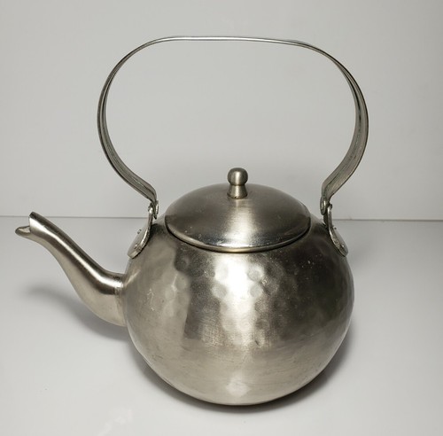 Hammered Aluminum Tea Kettle Pot Small-Made In India | eBay