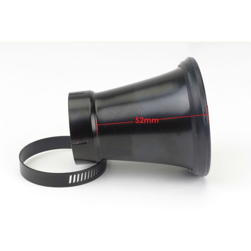 Velocity Stack 35mm x 52mm Trumpet Style with Removable Screens Black ...