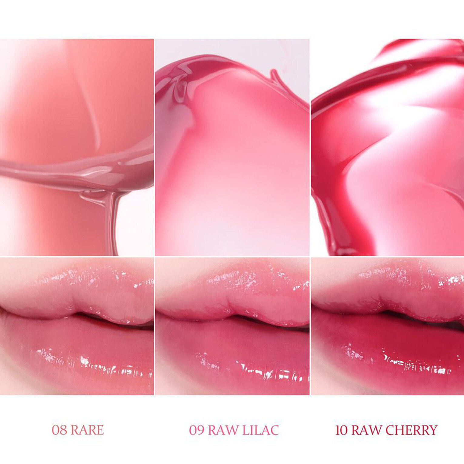 HINCE Raw Glow Gel Tint 4ml NEW Cool tone edition 3colors Vegan & Mild ...