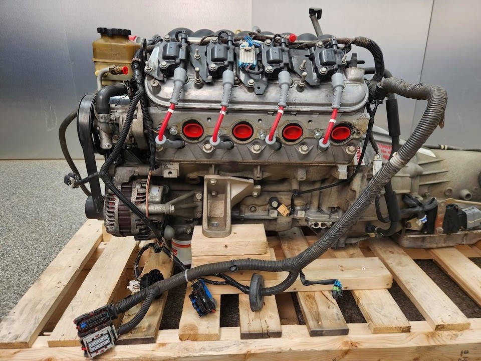 2005 Pontiac GTO 6.0L LS2 V8 Gasoline Complete Engine Assembly Liftout ...