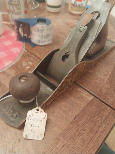 Vintage No. 5 Bridge Tool Co. Corrugated Hand Plane Tool Stanley made ...