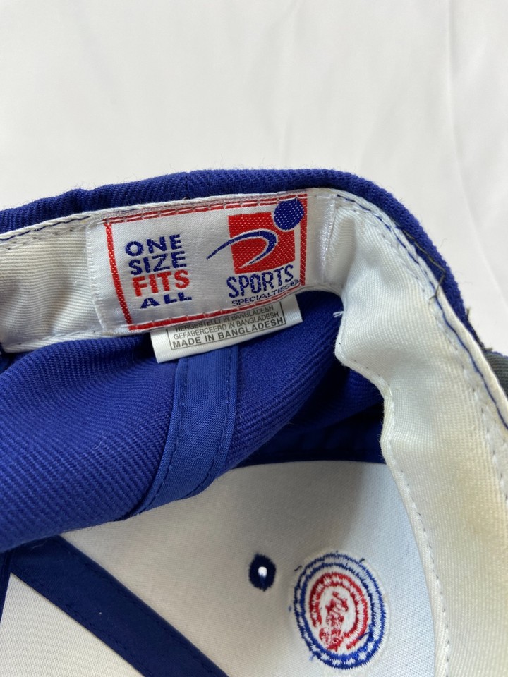 Vintage Chicaco Cubs Sammy Sosa Baseball Cap Snapback Hat 1998 Blue MLB ...