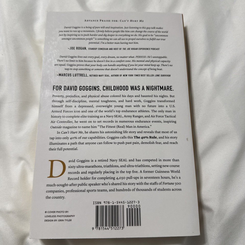Can't Hurt Me : Master Your Mind and Defy the Odds by David Goggins ...