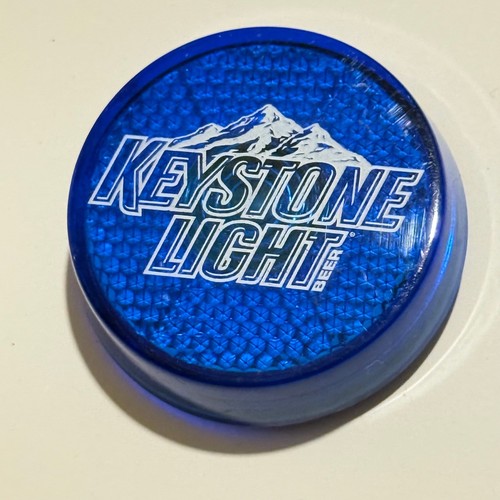 Vintage Keystone Light Beer Cycling Reflector Promo Blinking Clip On ...