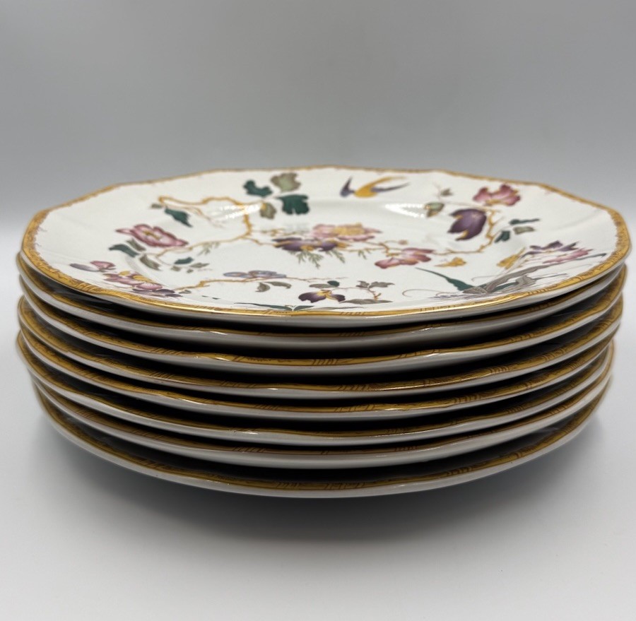 Wedgwood Georgetown Devon Rose 8 Dinner Plates 10” | eBay