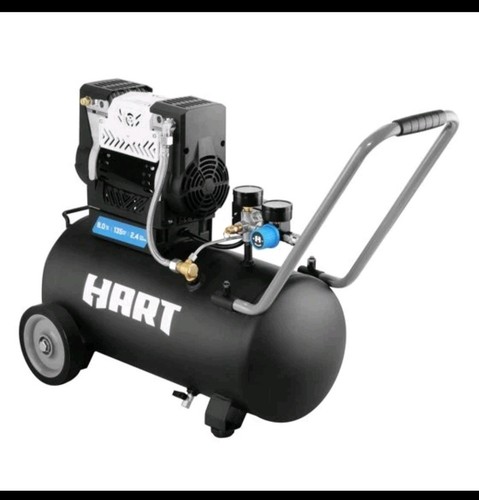 HART Black 135 PSI Oil-Free Electric Air Compressor 8 gal | eBay