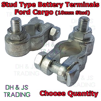 Battery Terminals Positive Negative Terminal Car 10mm Stud Heavy Duty ...