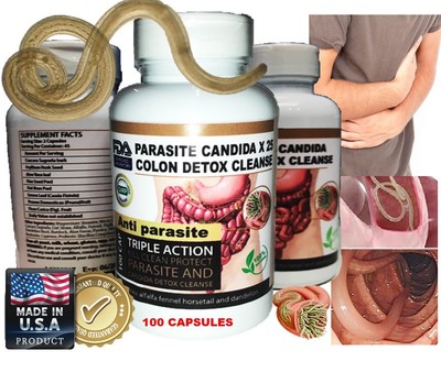 PARASITE DETOX Complete BODY CLEANSE Complex BROAD Spectrum Anti ...