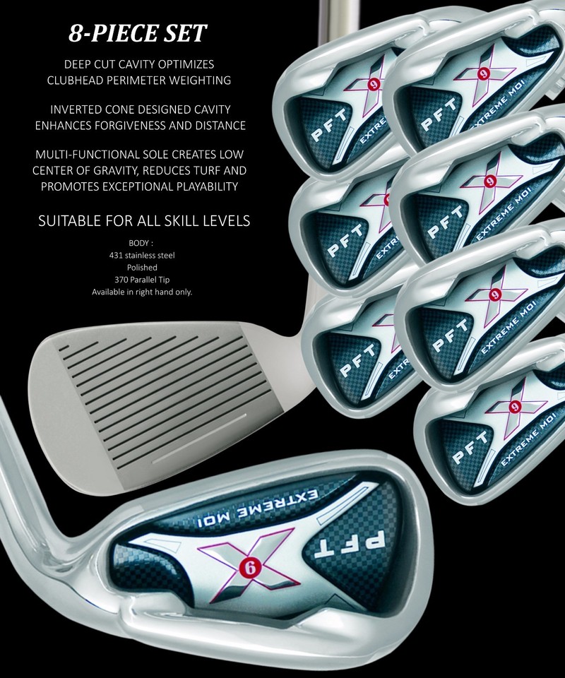 Big Tall Golf Clubs XXL Made +2" XL Extra Long Irons Set Jumbo Grips | eBay