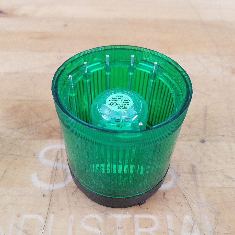 Allen Bradley 855T-B24TL3 Series C Green Steady 24V LED Stack Light ...