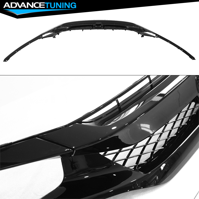 Fits 16-21 Honda Civic FK8 Type-R ABS Front Bumper Grille Hood Mesh ...