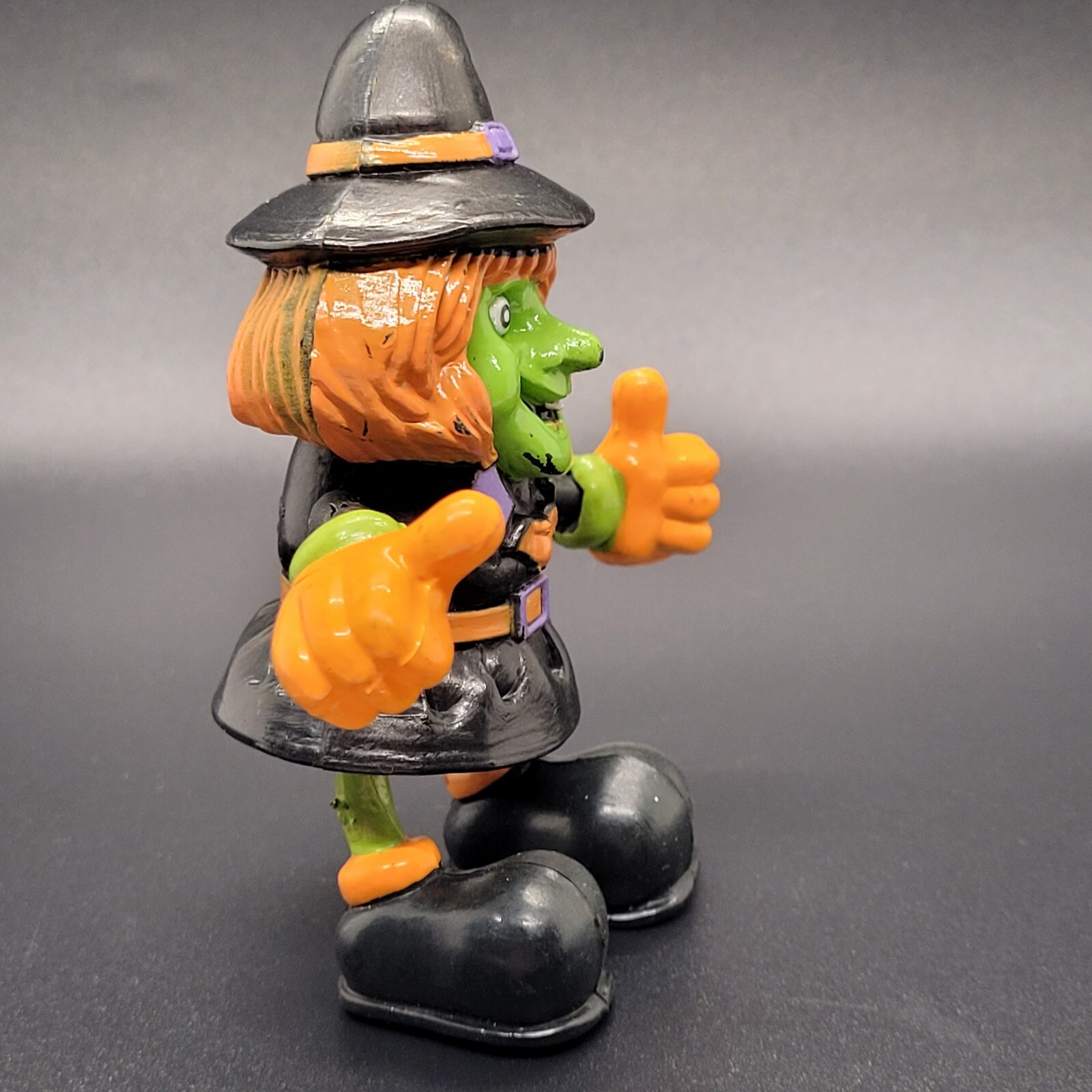 Halloween Witch Bendable Arms Legs Figurine Vintage by Easter Unlimited ...