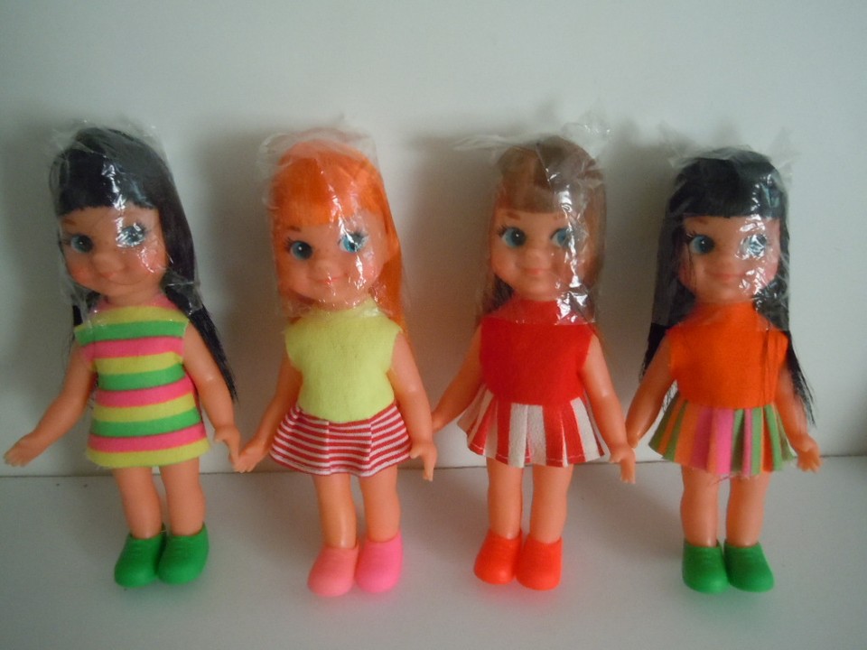 1970'S CHIKA / CHIKO CHAN SHIBA DOLLS TYPE / MY-TOY CO. TINY TERRY ...