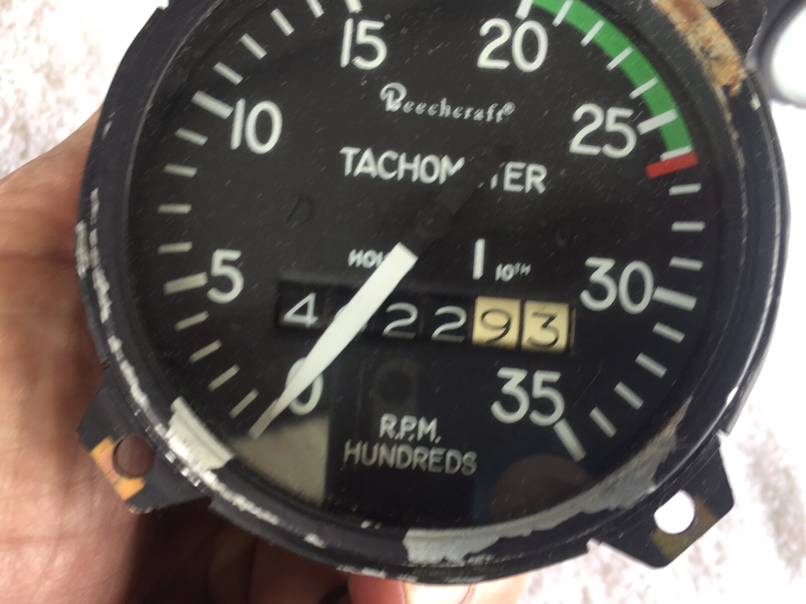 AIRCRAFT TACHOMETER 0-3500 | eBay