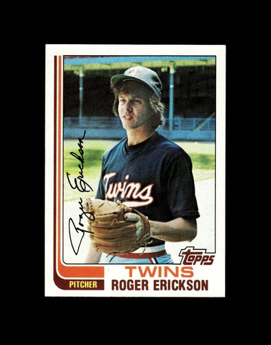 Minnesota Twins Roger Erickson #153 Topps Baseball Near Mint or Better ...