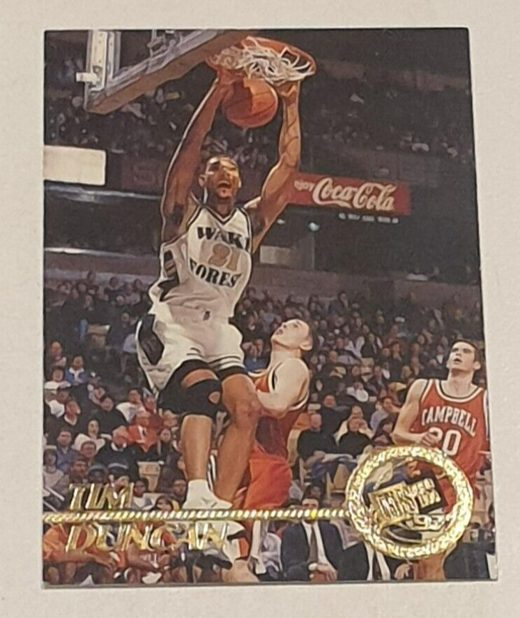 1997 Press Pass Tim Duncan Rookie Card - San Antonio Spurs | eBay Australia