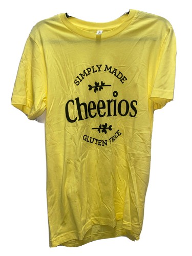 Medium Cheerios Logo T-Shirt Size M Yellow Honey Nut BuzzBee | eBay