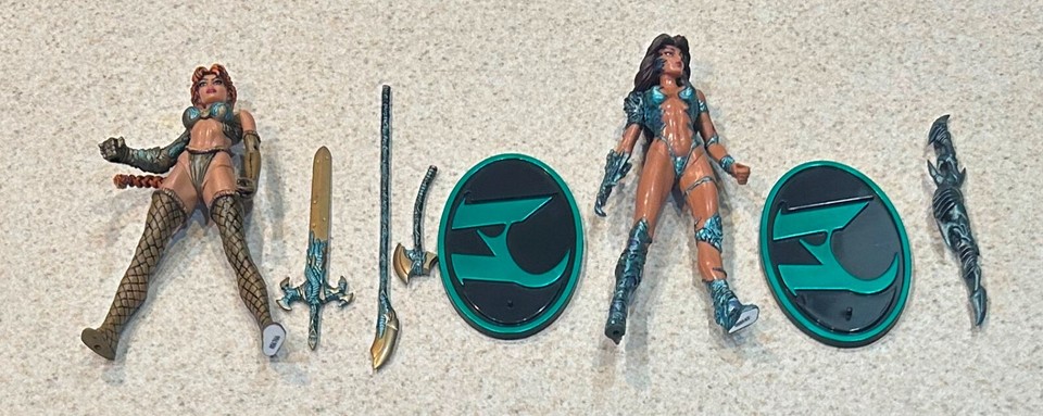 WITCHBLADE (Moore) Sara + Medieval + Nottingham + Kenneth -- Loose ...