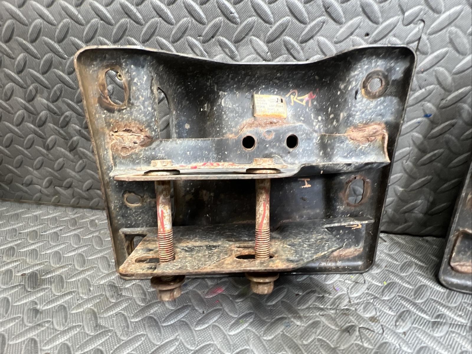 OEM 2003-2018 Dodge Ram 2500 3500 Front Bumper Tow Hook Mount Brackets ...