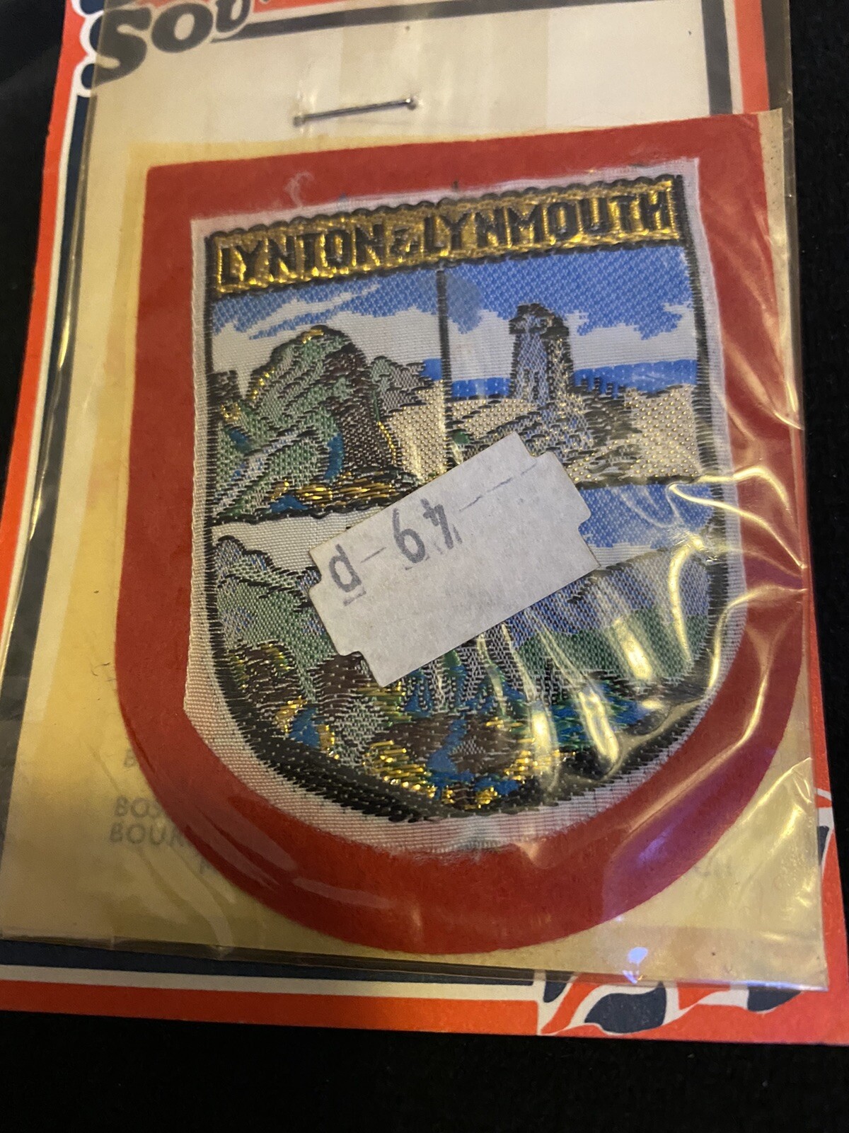 VTG LYNYON & LYNMOUTH North Devon England Sew On Patch | eBay