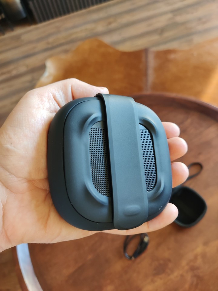 Bose SoundLink Micro Portable Bluetooth Speaker In Black + Travel case ...