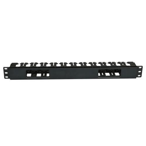 19" 1HE Rack Netzwerkschrank Kabelführung Management Server Blende ...