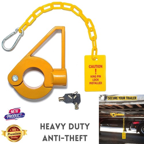 Safety King Pin Hitch Lock Anti-Theft fit 5th Wheel Camper Trailer RV ...