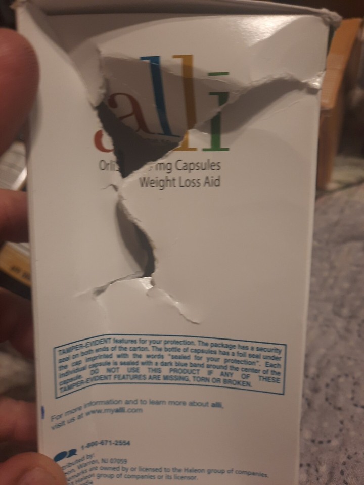 Alli Orlistat 60 mg 60 Capsules Starter Pack Weight Loss Aid ~ Exp 12/ ...