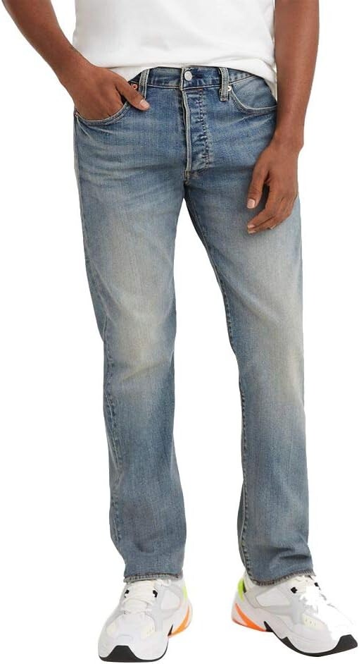 Levi's Men's 501 Original Fit Jeans Unleaded Medium Indigo 34W x 34L ...