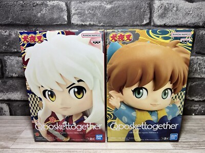 Anime Inuyasha Q posket ttogether Inuyasha Shippo Figure set of 2 | eBay