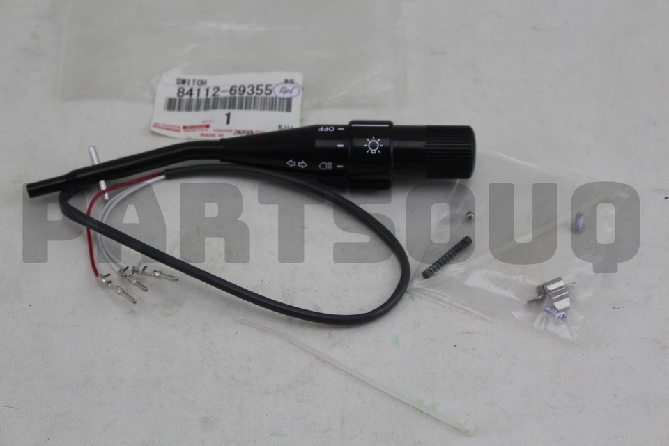 8411269355 Genuine Toyota SWITCH ASSY, LIGHT CONTROL, NO.1 84112-69355 ...