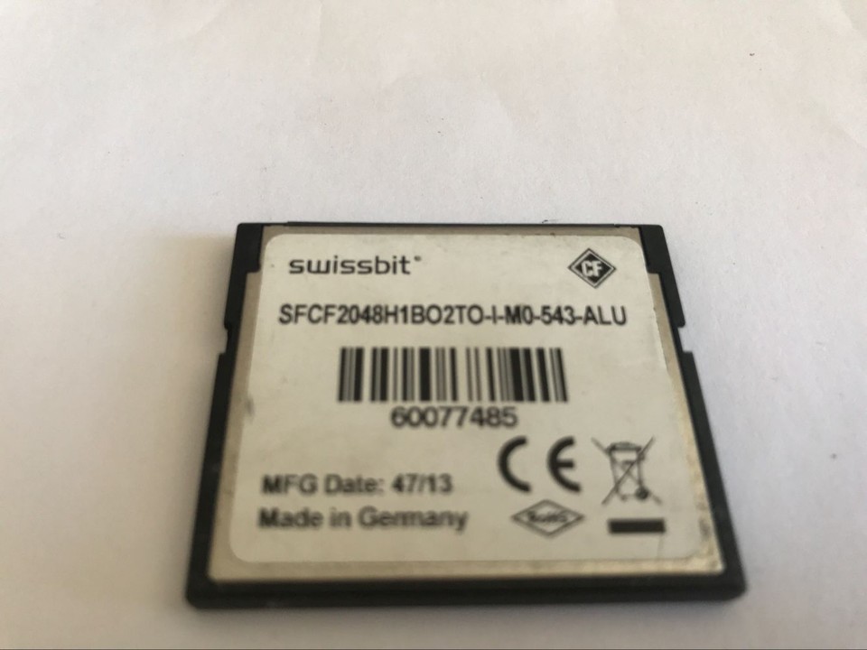 Swissbit 2GB industrial CompactFlash CF Memony Card | eBay