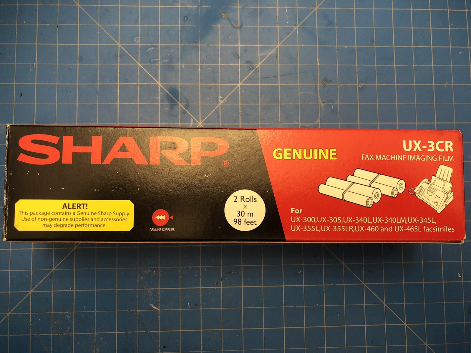 Sharp Fax Machine Imaging Film UX-3CR 1 Roll NIB Genuine Sharp Supply ...