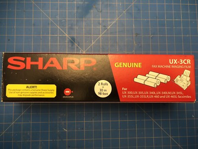 Sharp Fax Machine Imaging Film UX-3CR 1 Roll NIB Genuine Sharp Supply ...