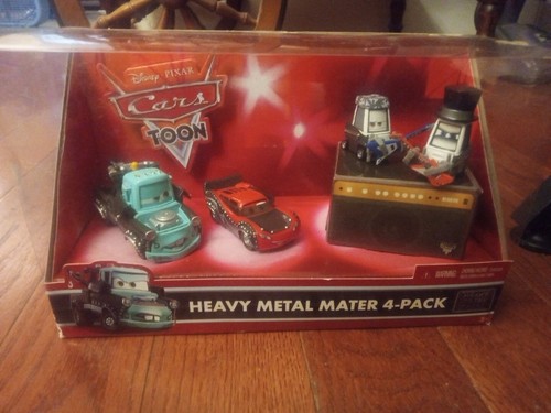 Disney Pixar Cars Heavy Metal Mater 4-pack Lightning McQueen Rocky ...
