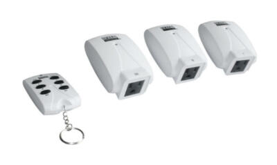 Indoor Wireless Remote Control Plug-In Grounded Outlet 3 Pack with 80 ...