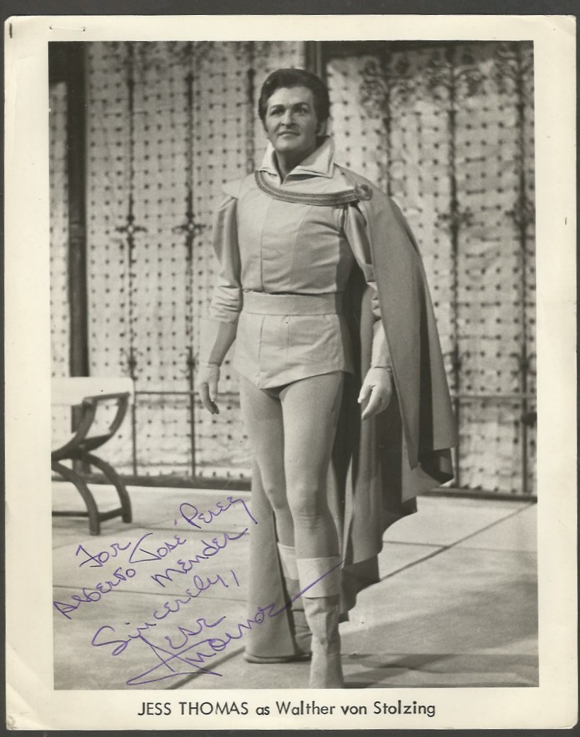 Real Photo Jess Thomas American Opera Tenor w Dedication & Original ...