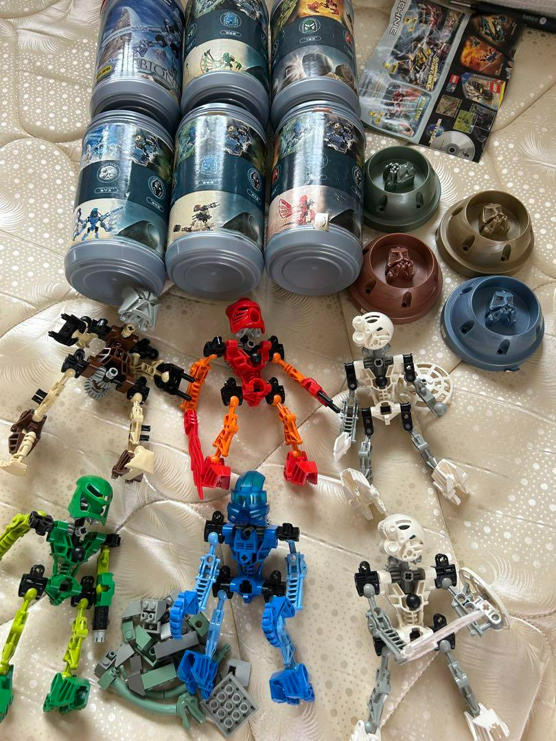 LEGO Bionicle Toa Mata 8531 8533 8534 8535 8536 Complete Set of 6 w ...