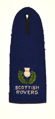 RS Scottish ROVER SCOUTS epaulette Boy Scout Uniform Fleur des Lis ...