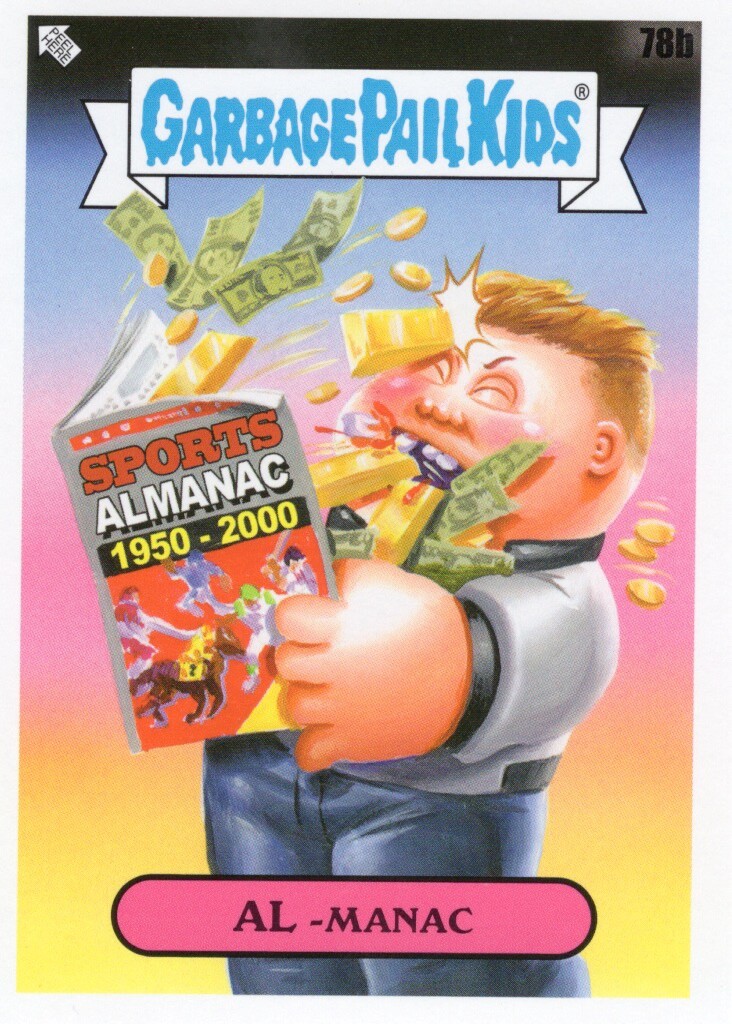 2022 GARBAGE PAIL KIDS GPK BOOK WORMS BASE AL-MANAC 78b PACK FRESH NM/M ...