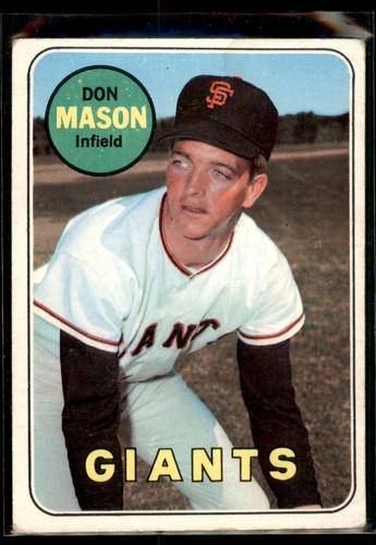 1969 Topps Don Mason #584 San Francisco Giants | eBay