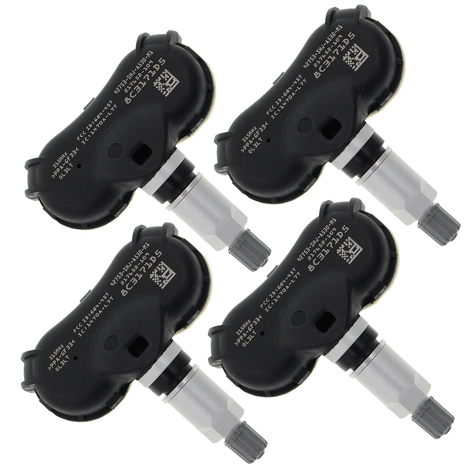 4X 42753-SHJ-A53 Tire Pressure Sensor TPMS For Honda Ridgeline Pilot 3 ...