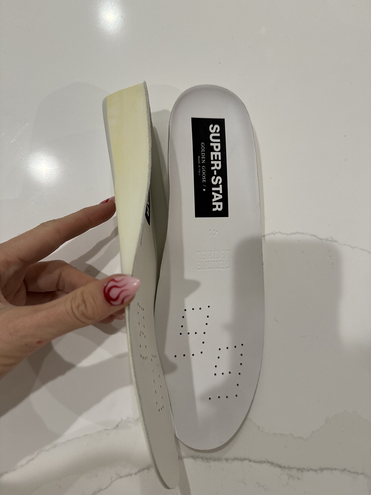 Golden Goose Superstar Sabat Mule Sneakers Tennis Shoe 41 Fleece Insole ...