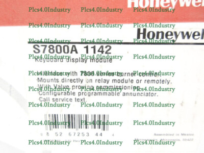1pc Honeywell Burner Control Keyboard Display Module S7800A1142 Free ...