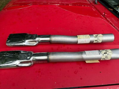 NOS 1970 FORD MUSTANG MACH 1 FACTORY LONG EXHAUST TIPS SET OF 2X D0ZZ ...