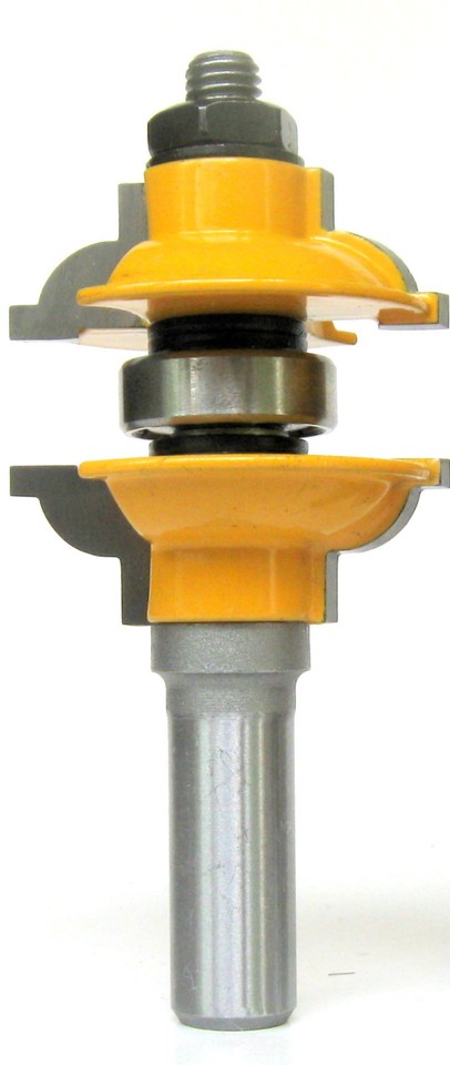 2 pc 1/2" SH Entry & Interior Door Round Over Matched R&S Router Bit ...