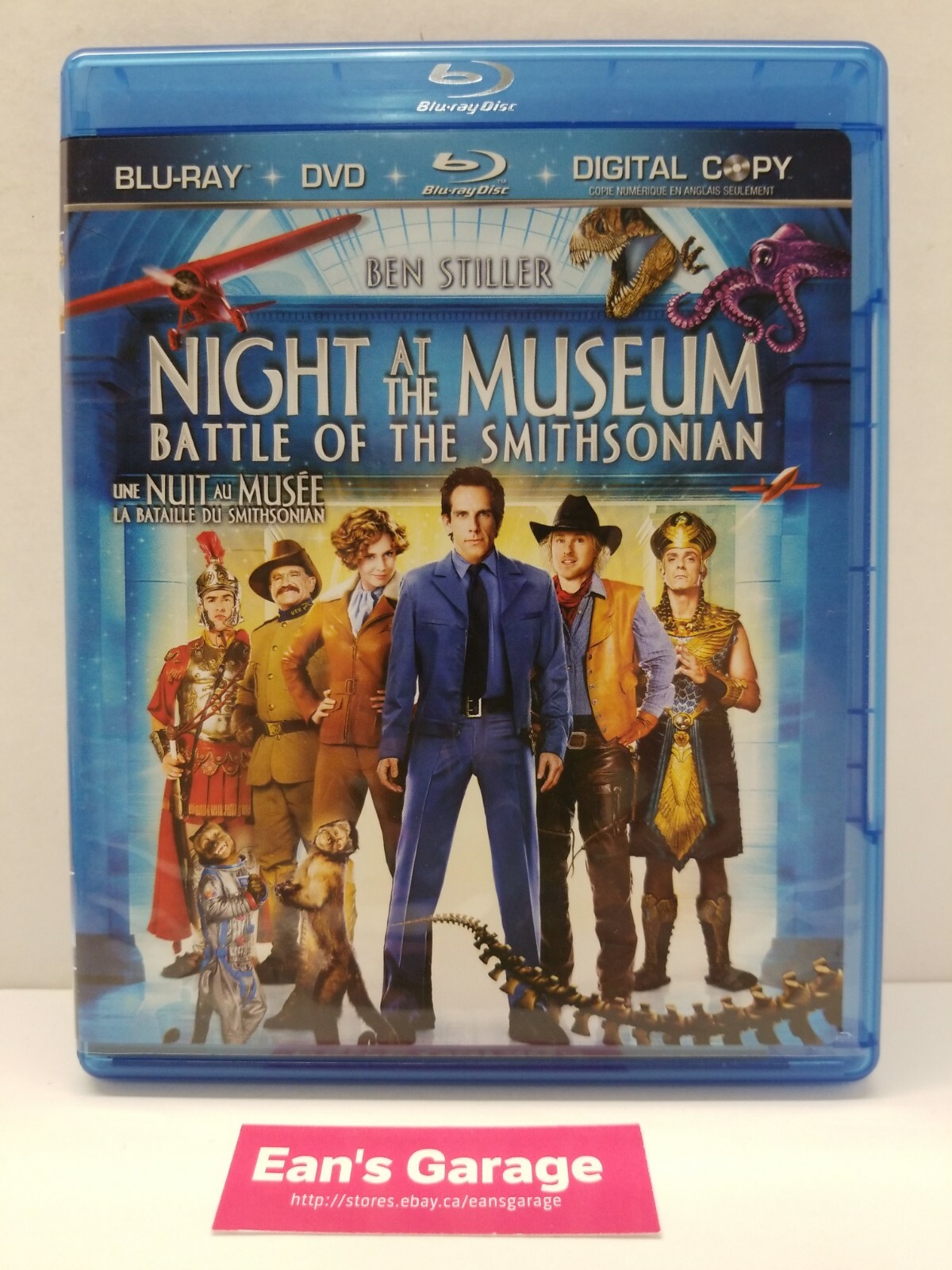 Night at the Museum: Battle of the Smithsonian (Blu-ray/DVD, 2009, 3 ...