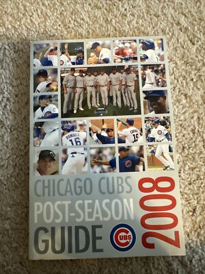 2008 Chicago Cubs Post Season Guide | eBay