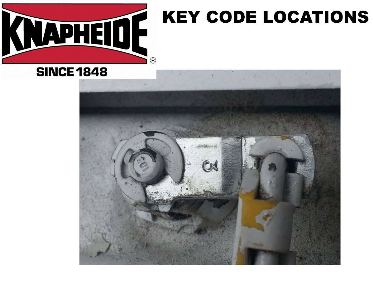 Knapheide 26100271, Replacement Lock & Key Kit for Rotary Latches, Key ...